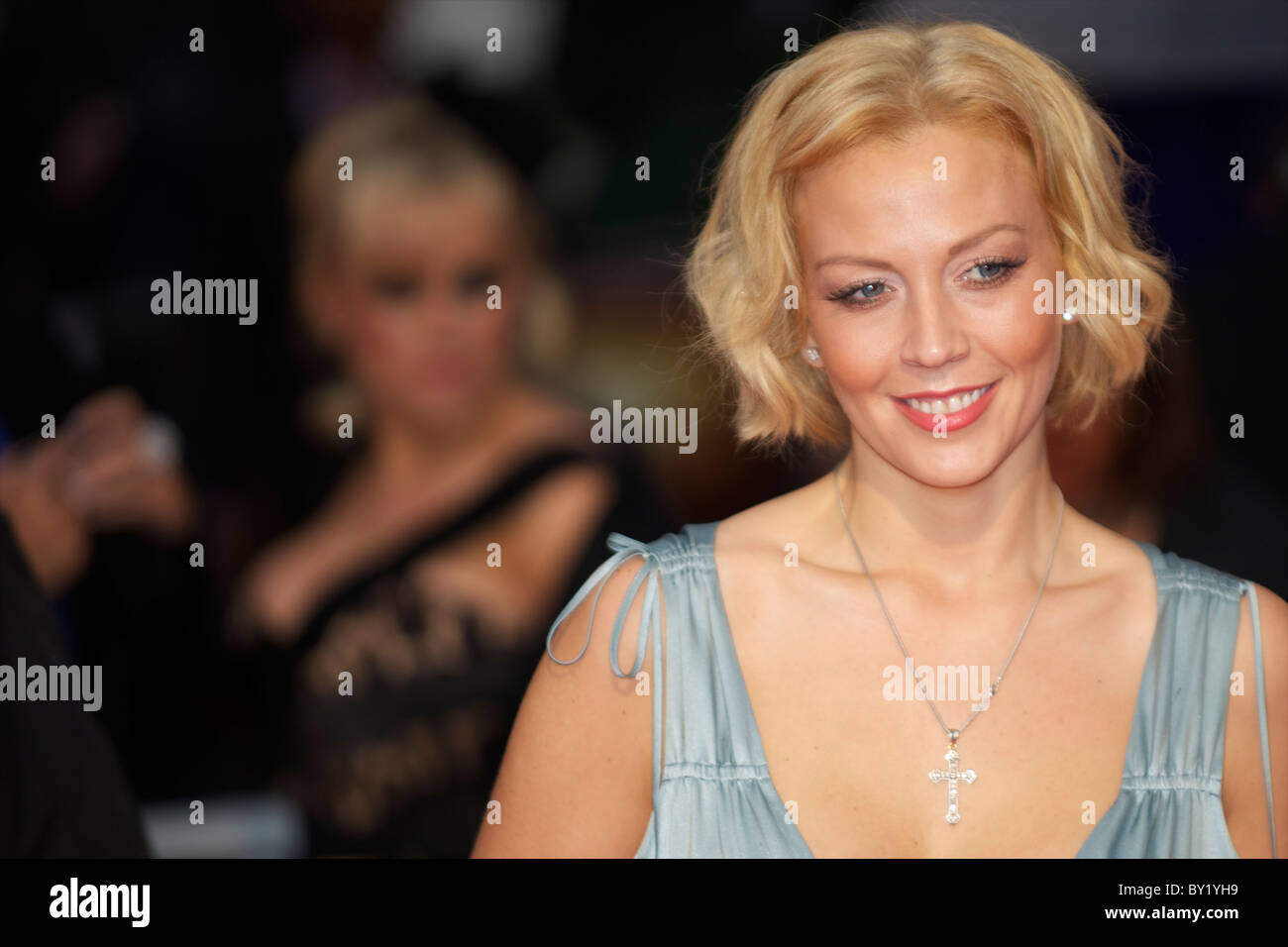 Liz Fuller attends the world premiere of "The Clash of the Titans," a ...