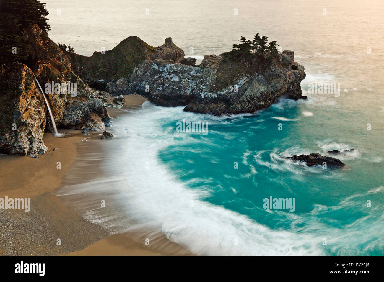 McWay falls, Big Sur, California Stock Photo - Alamy