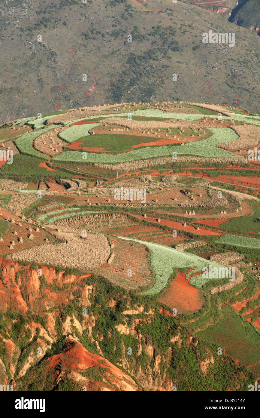 Red Land Soil, Dongchuan, Yunnan Province, China Stock Photo - Alamy