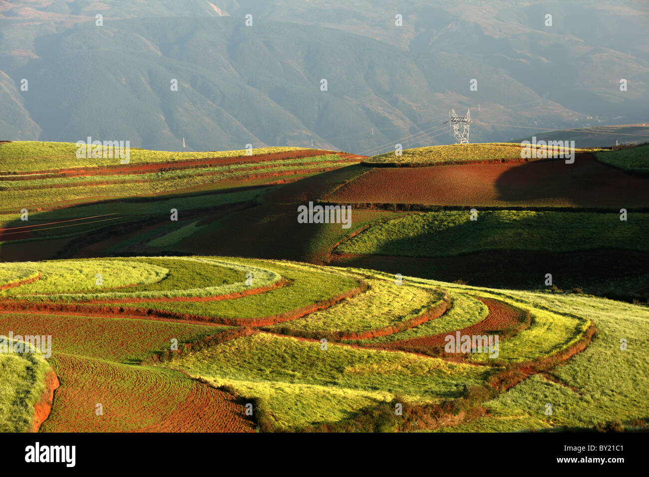 Red Land Soil, Dongchuan, Yunnan Province, China Stock Photo - Alamy