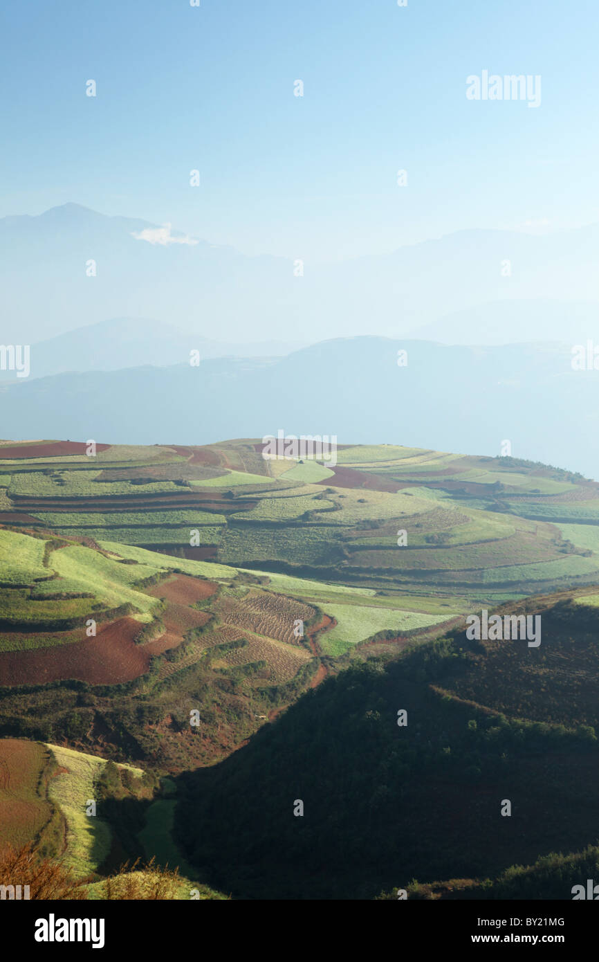 Red Land Soil, Dongchuan, Yunnan Province, China Stock Photo - Alamy