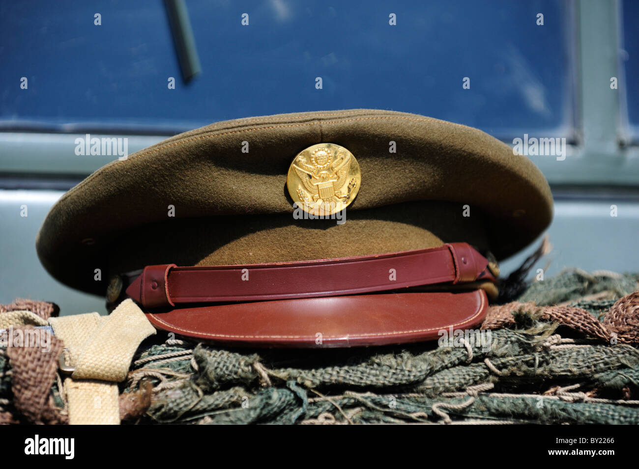 American Army Officer's Cap - D-Day Re-enactment, Lepe Country Park ...