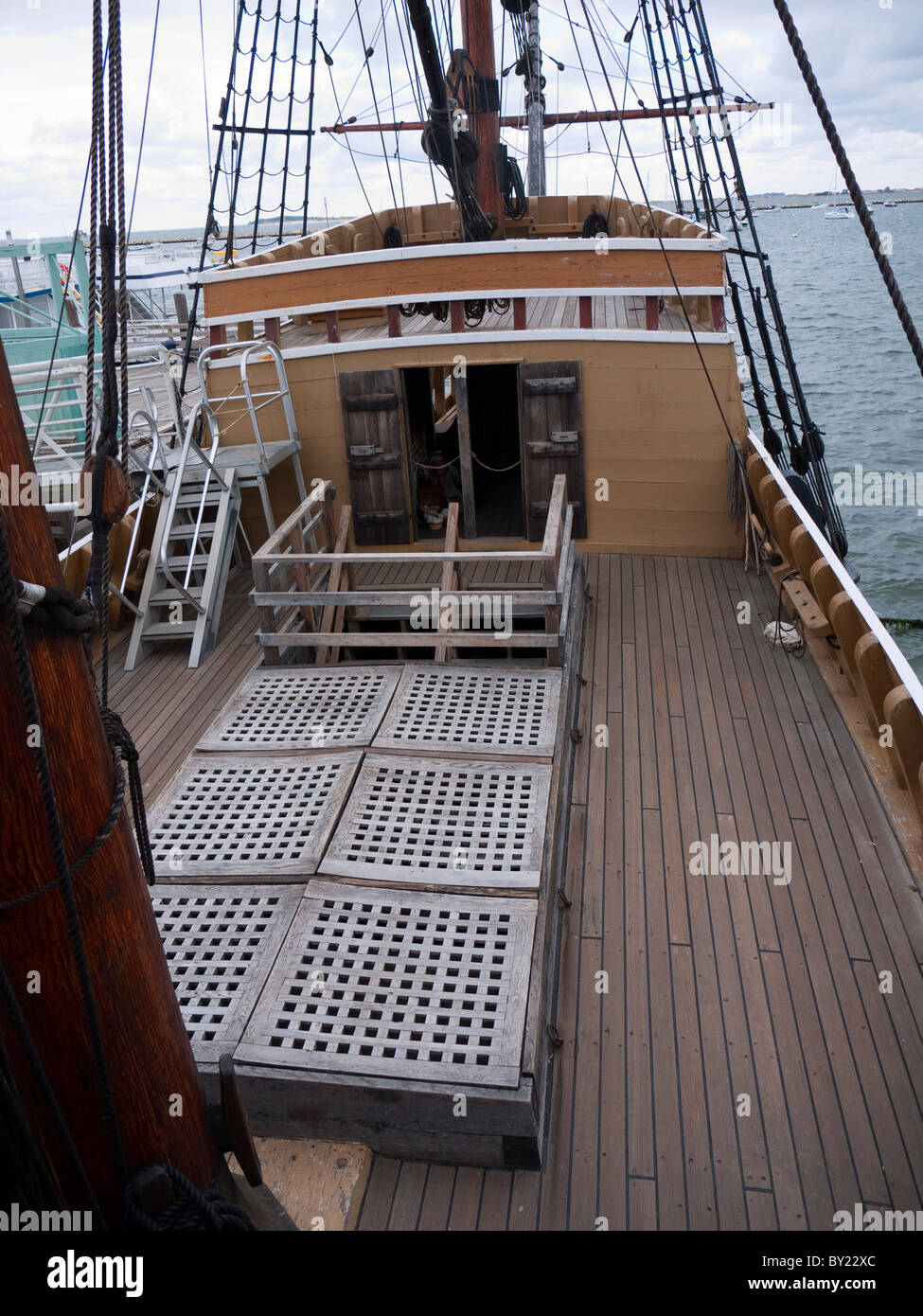 Inside Mayflower Ship