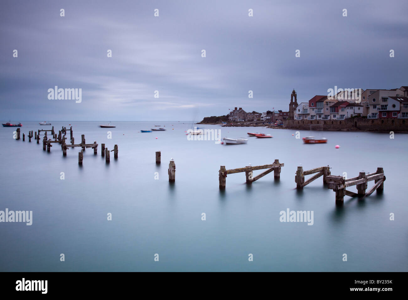 Old swanage pier hi-res stock photography and images - Alamy