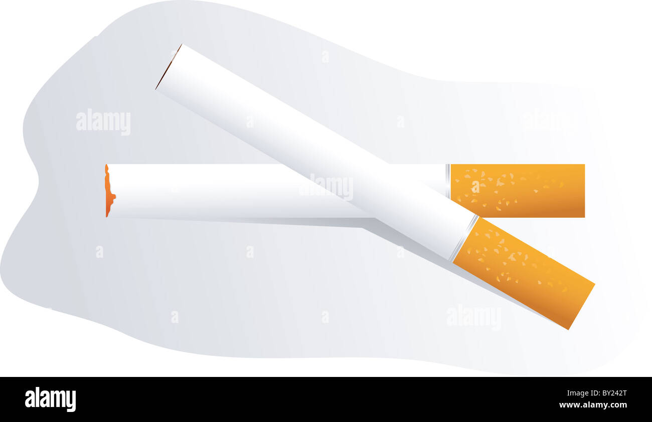 Two smoking cigarette Cut Out Stock Images & Pictures - Alamy