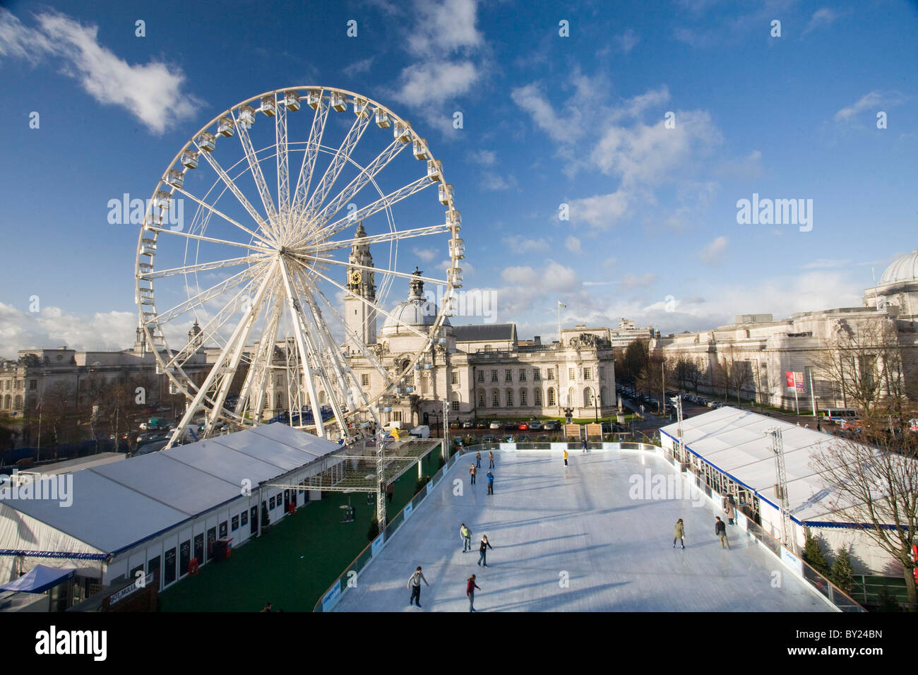 Winter Wonderland, Cardiff City Centre Stock Photo - Alamy
