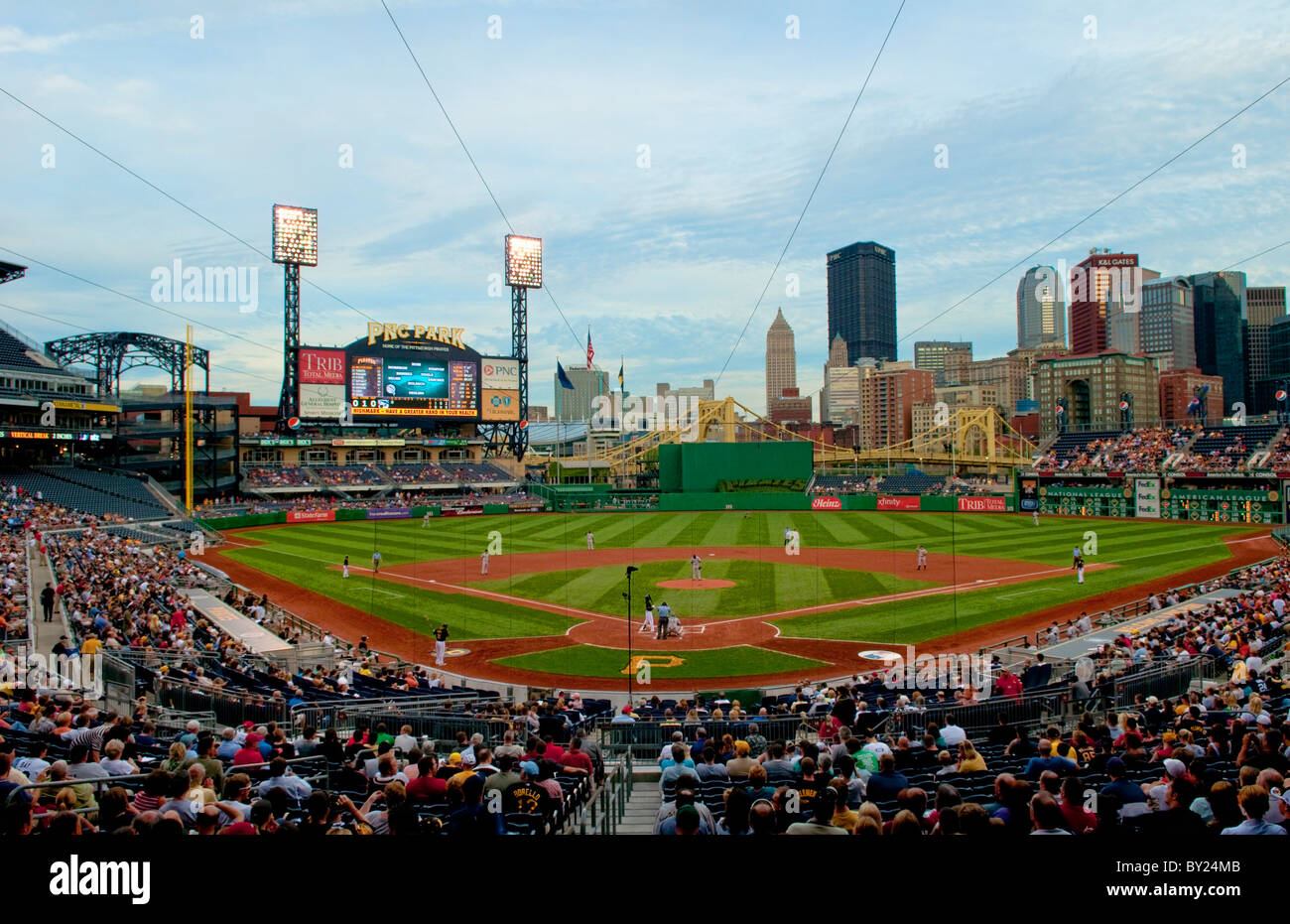 Pittsburgh stadium night hi-res stock photography and images - Alamy