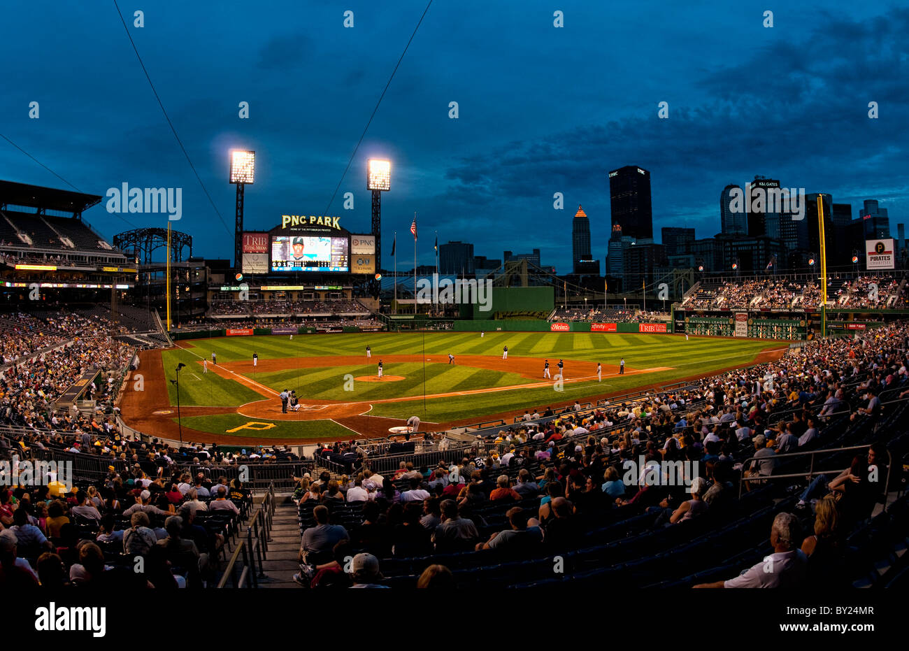 Pittsburgh stadium night hi-res stock photography and images - Alamy