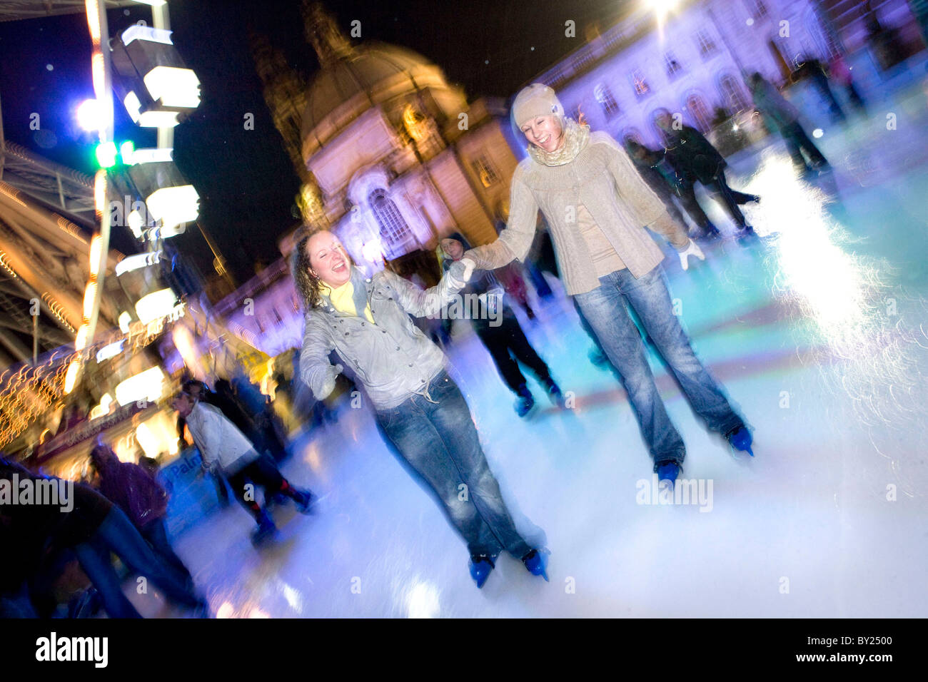 Cardiff winter wonderland ice hi-res stock photography and images - Alamy
