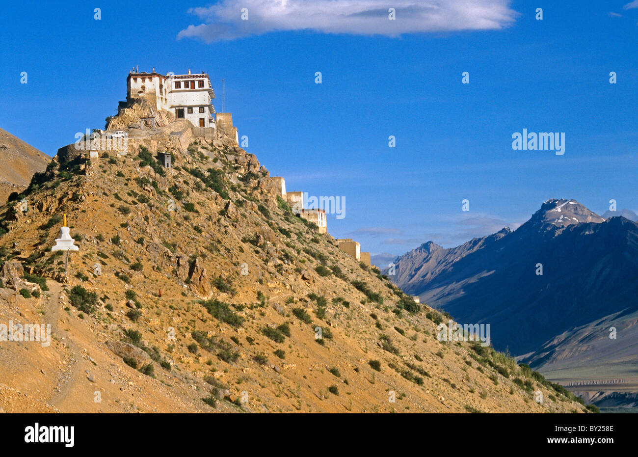India, Himachal Pradesh, Spiti, Ki Monastery. Founded in the 16th ...