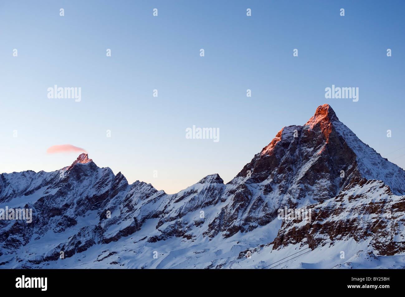 Cervinia ski resort hi-res stock photography and images - Alamy