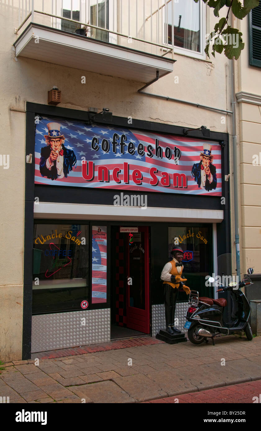 Strange USA Uncle Sam coffee house in Holland in Arnhem Netherlands ...