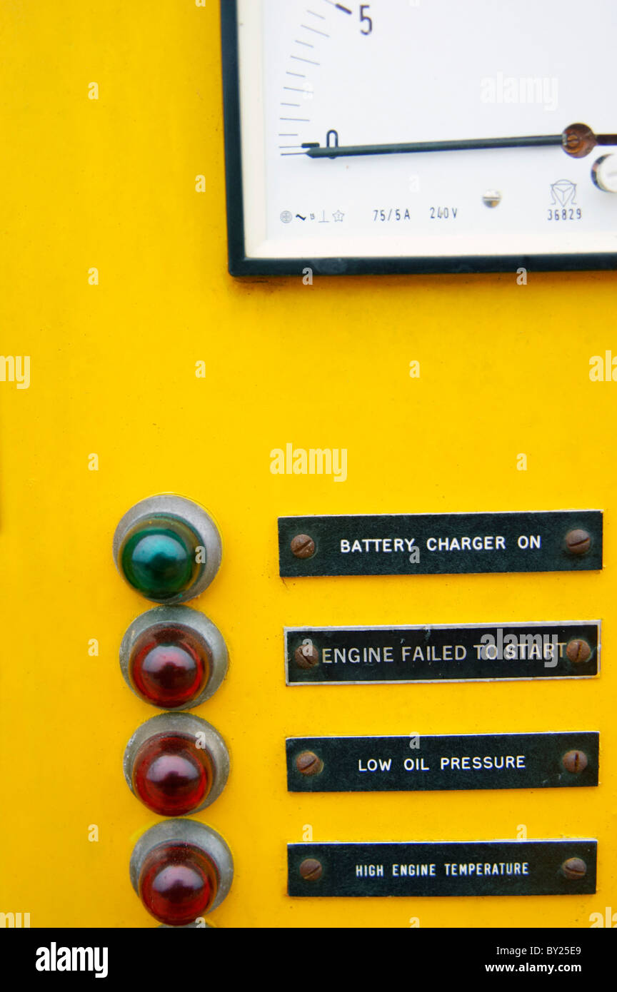 Plant control panel close up Stock Photo - Alamy