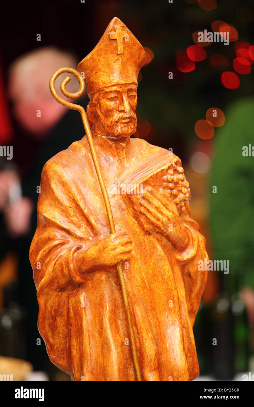 Sculpture of Pope Saint Urban I., patron saint of all winemakers, on ...