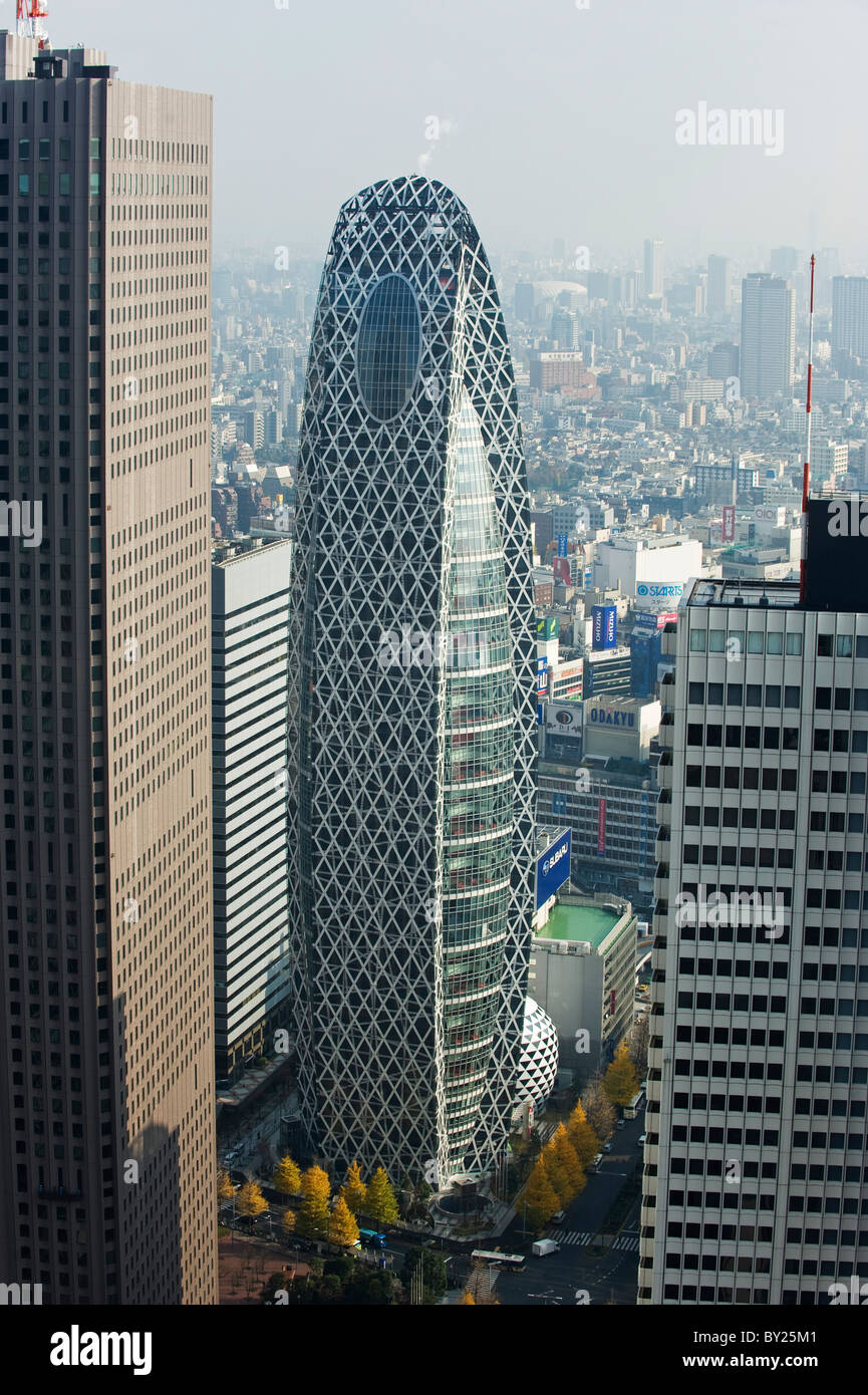 Asia, Japan, Tokyo, Shinjuku, Tokyo Mode Gakuen Cocoon Tower, Design ...