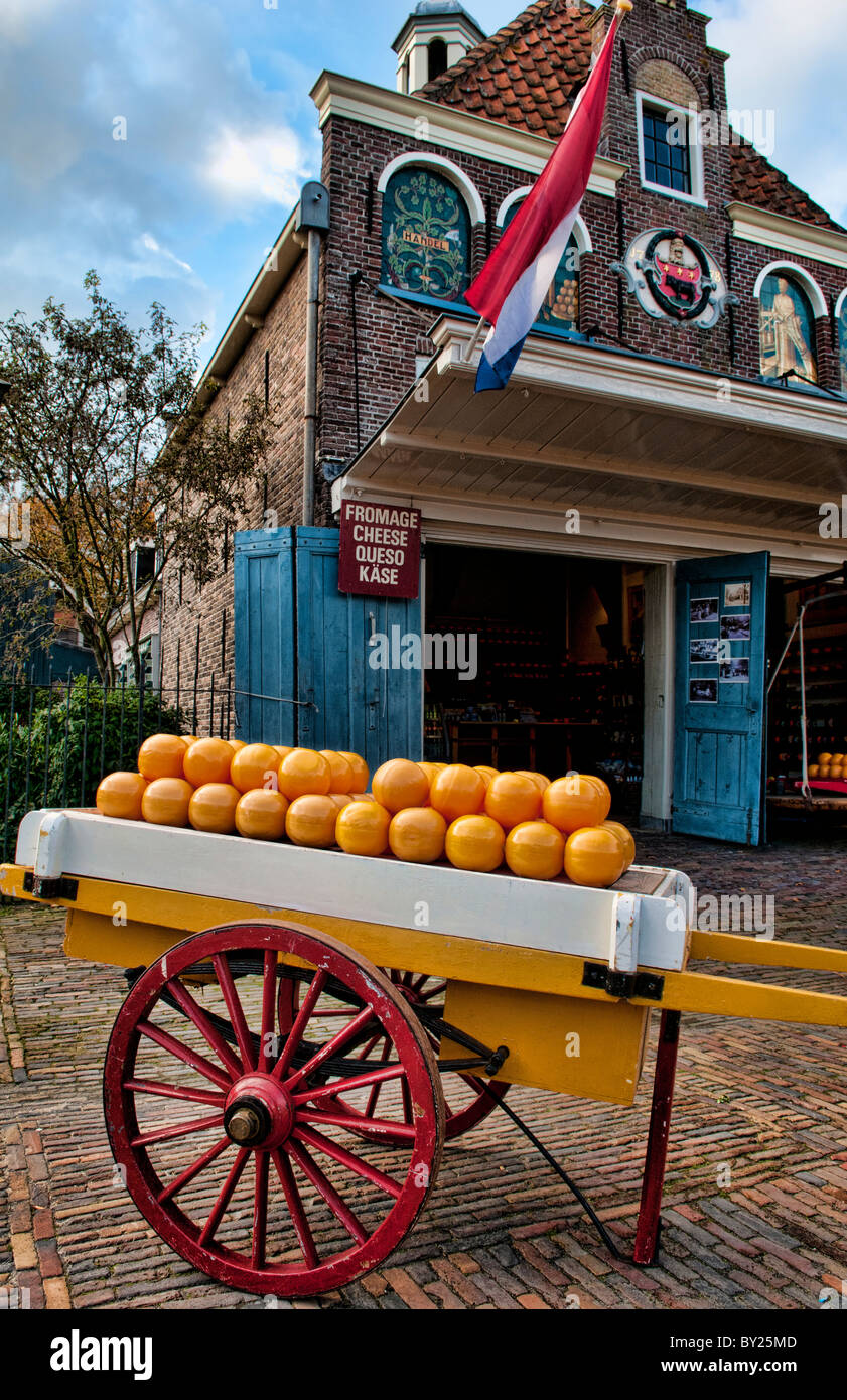 Famous tourist attraction of Museum of Cheese in quiet small town of ...