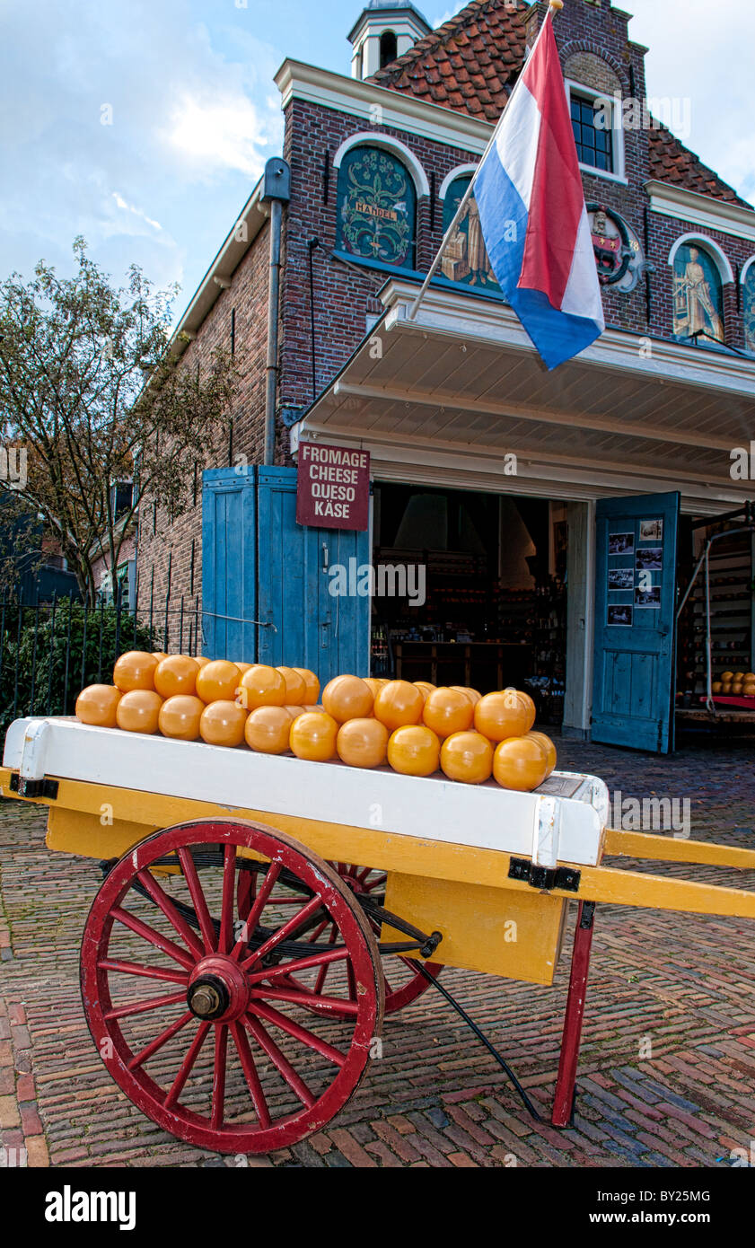 Famous tourist attraction of Museum of Cheese in quiet small town of ...