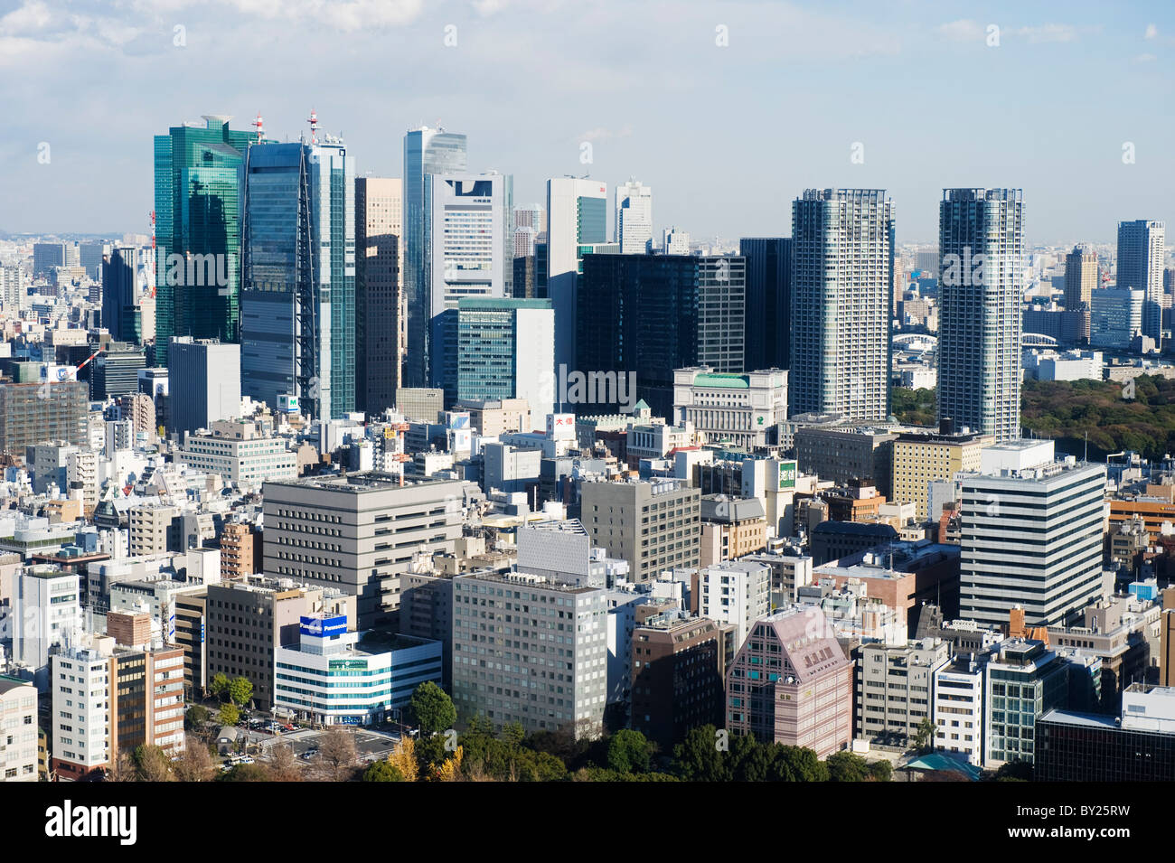 Asia, Japan, Tokyo, city skyline view from Tokyo Tower Stock Photo - Alamy