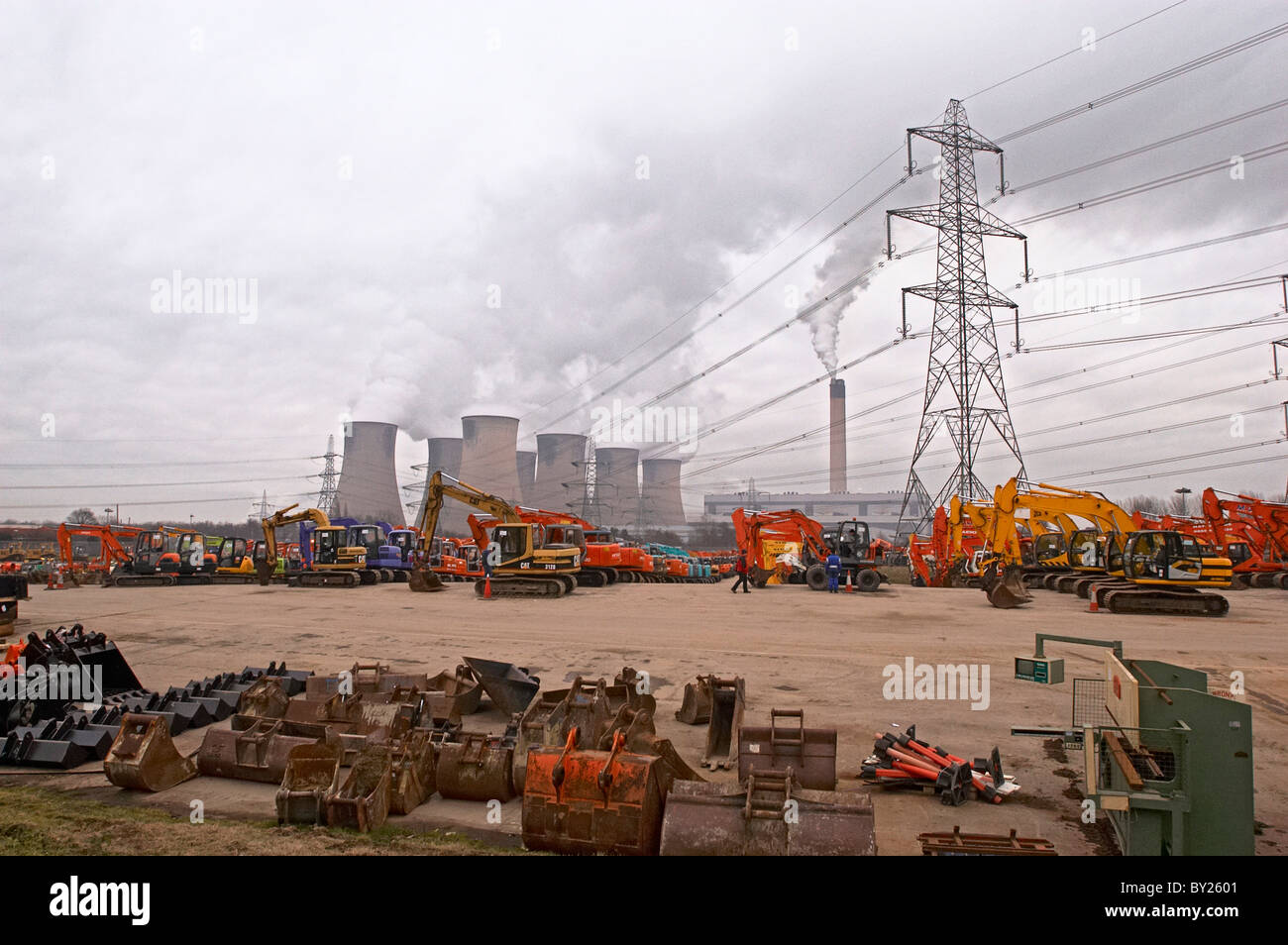 Plant hire yard hi-res stock photography and images - Alamy