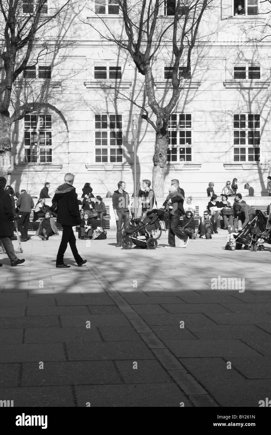 People vienna Black and White Stock Photos & Images - Alamy