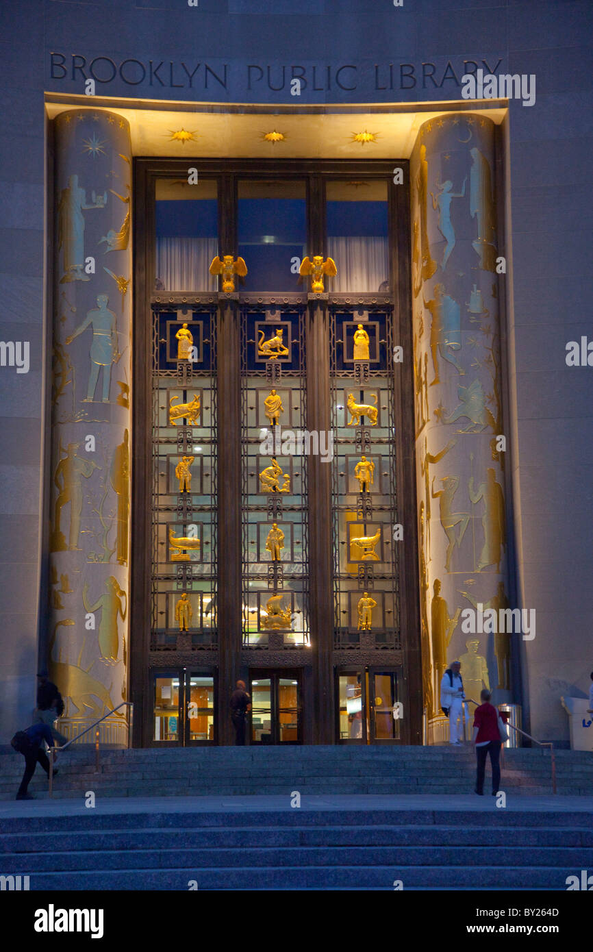 Brooklyn Public Library New York City Stock Photo - Alamy