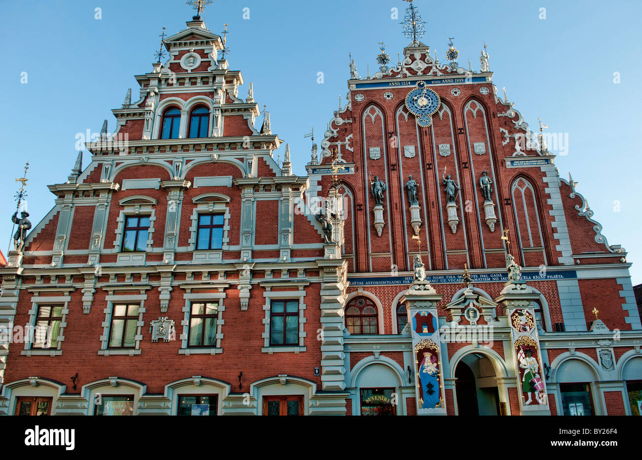 Riga Latvia modern capital Brother of Blackheads House Melingalvju ...