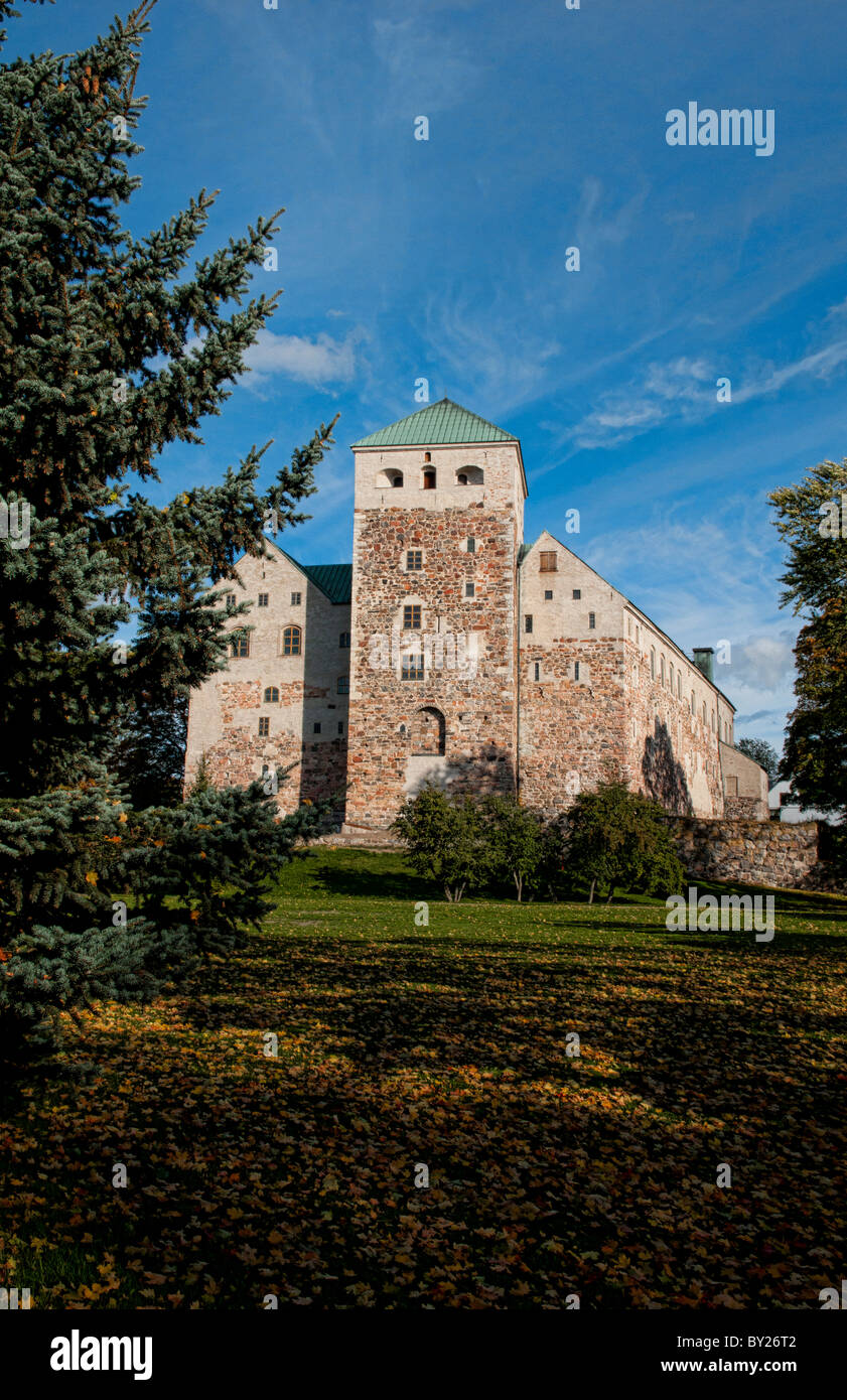 Turku Finland old ancient Turun Linna Castle 12th Century stone ...