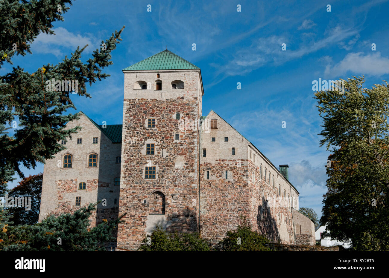 Turku Finland old ancient Turun Linna Castle 12th Century stone ...