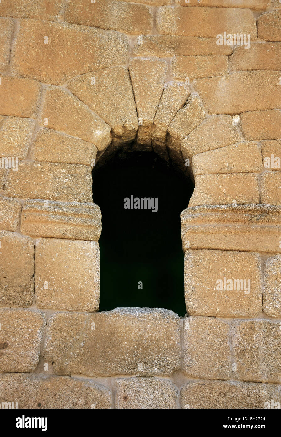 Mozarabic art. Window from the Hermitage of St. Mary, built between the ...