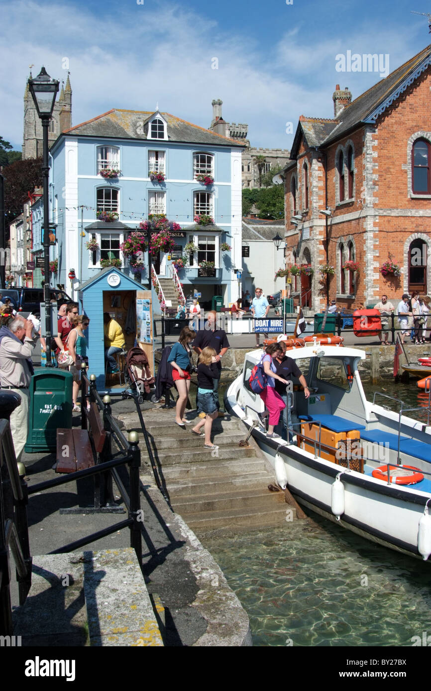 Fowey quay hi-res stock photography and images - Alamy