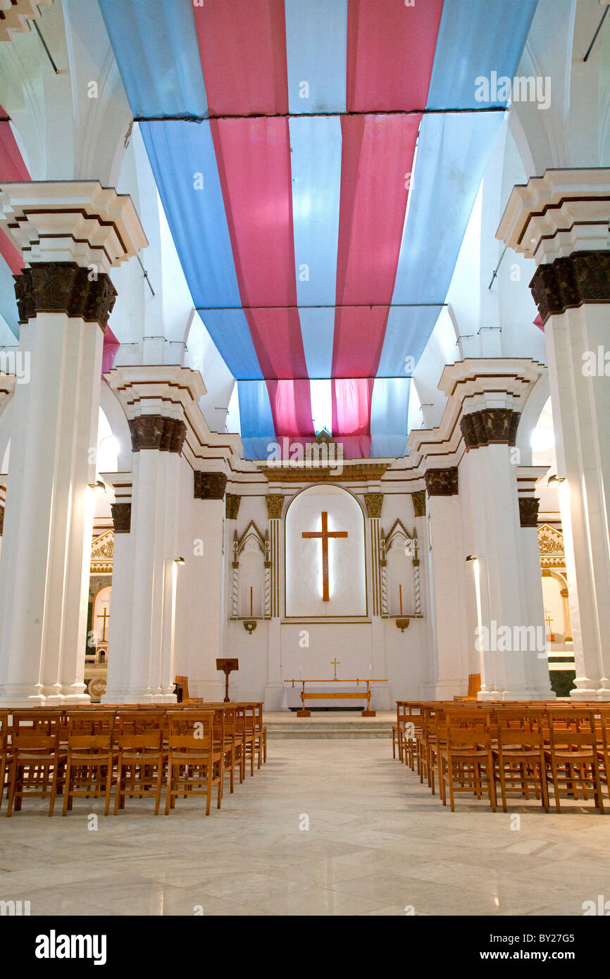 Tripoli, Libya; Inside the Santa Maria degli Angeli Roman Catholic ...