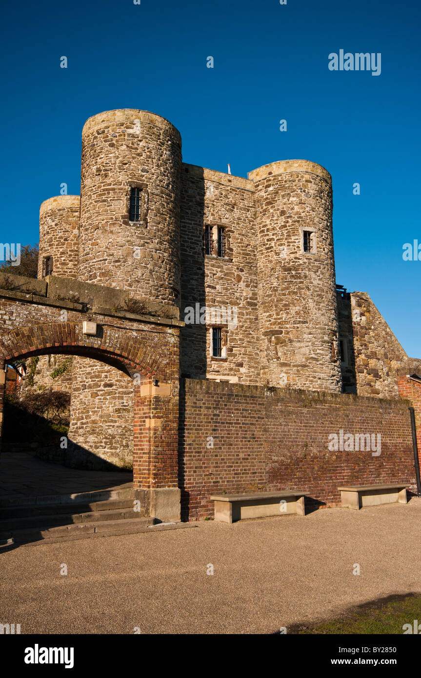Rye Castle Ypres Tower Rye East Sussex England Stock Photo - Alamy