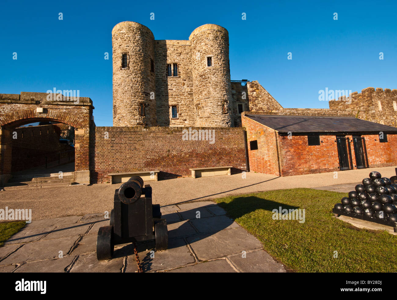 Rye Castle Ypres Tower Rye East Sussex England Stock Photo - Alamy