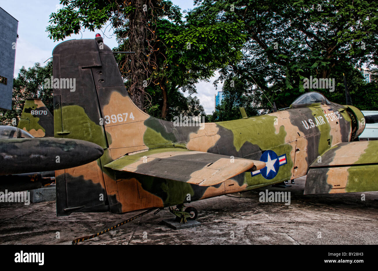 Outside War Remnants Museum American War planes horror Saigon Ho Chi ...