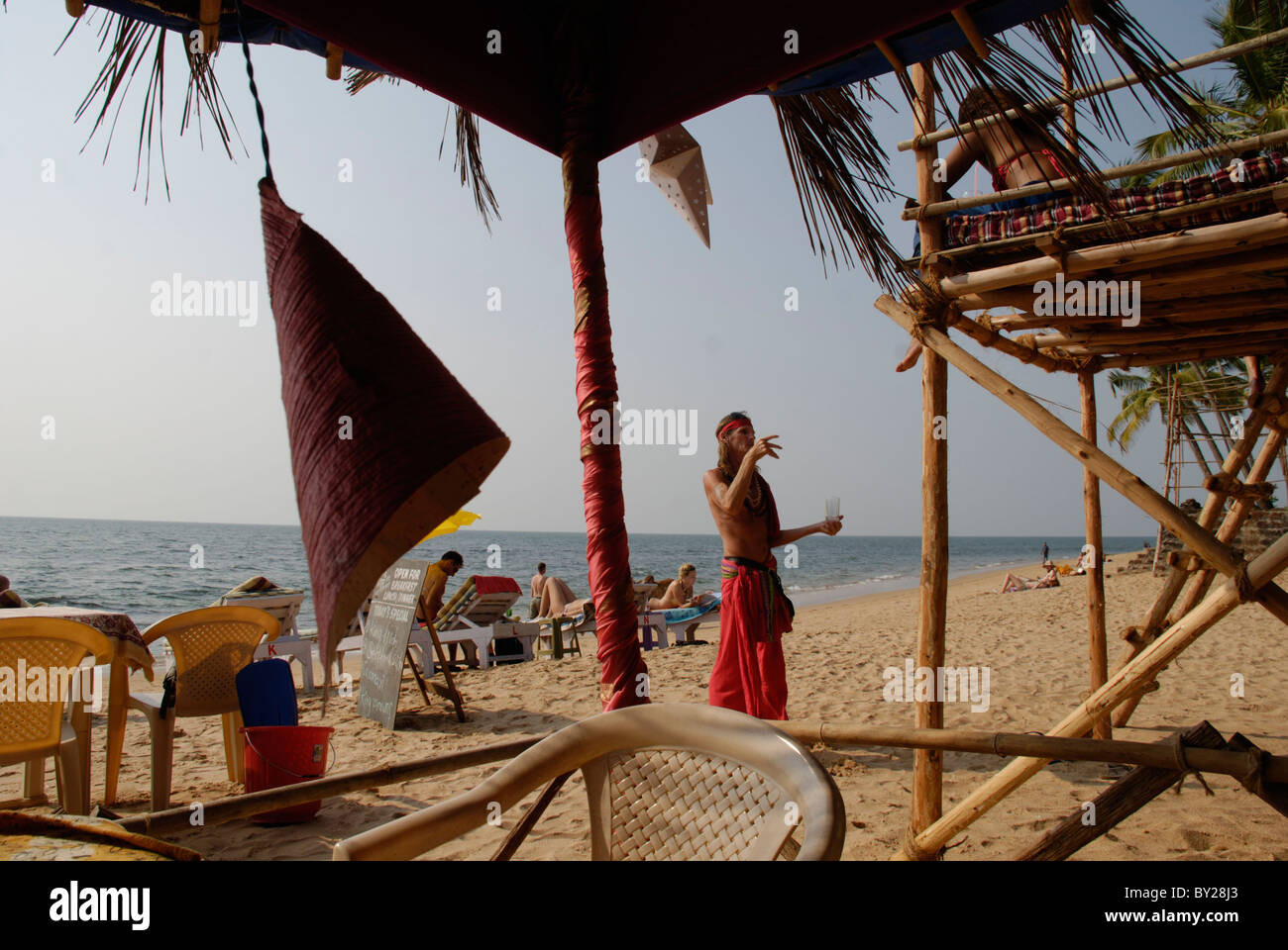 Beach-scene in Goa, India Stock Photo - Alamy