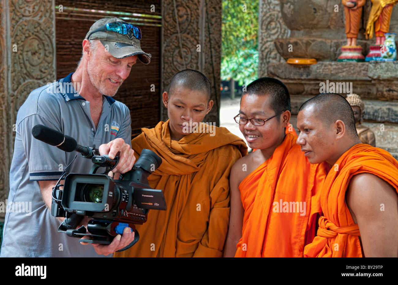 Monks having fun hi-res stock photography and images - Alamy