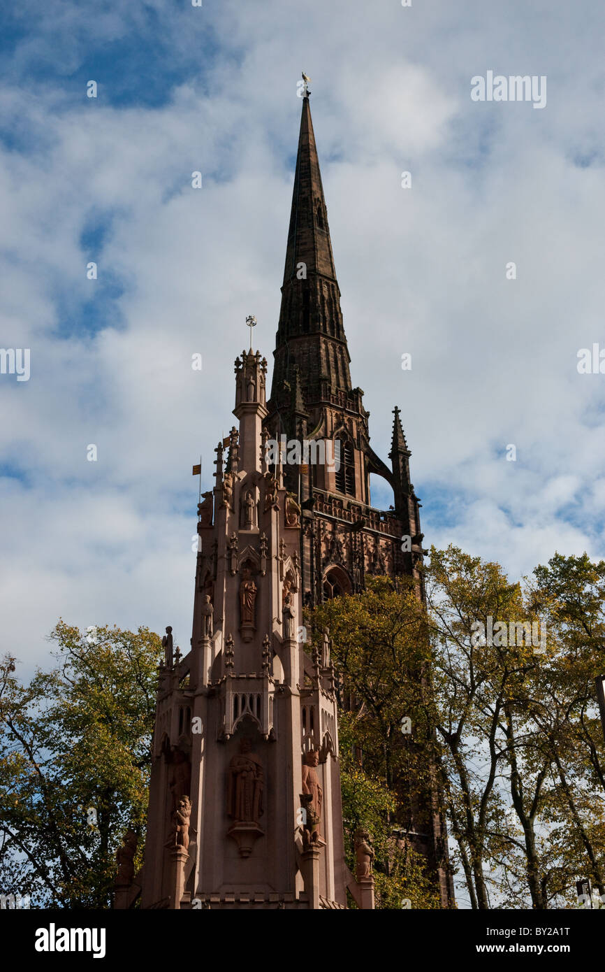Spire cross hi-res stock photography and images - Alamy