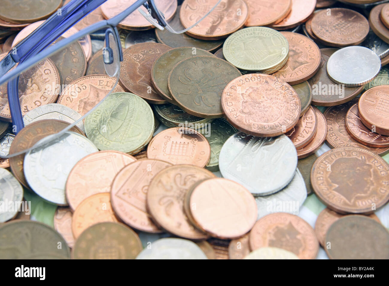Mixture of coins hi-res stock photography and images - Alamy