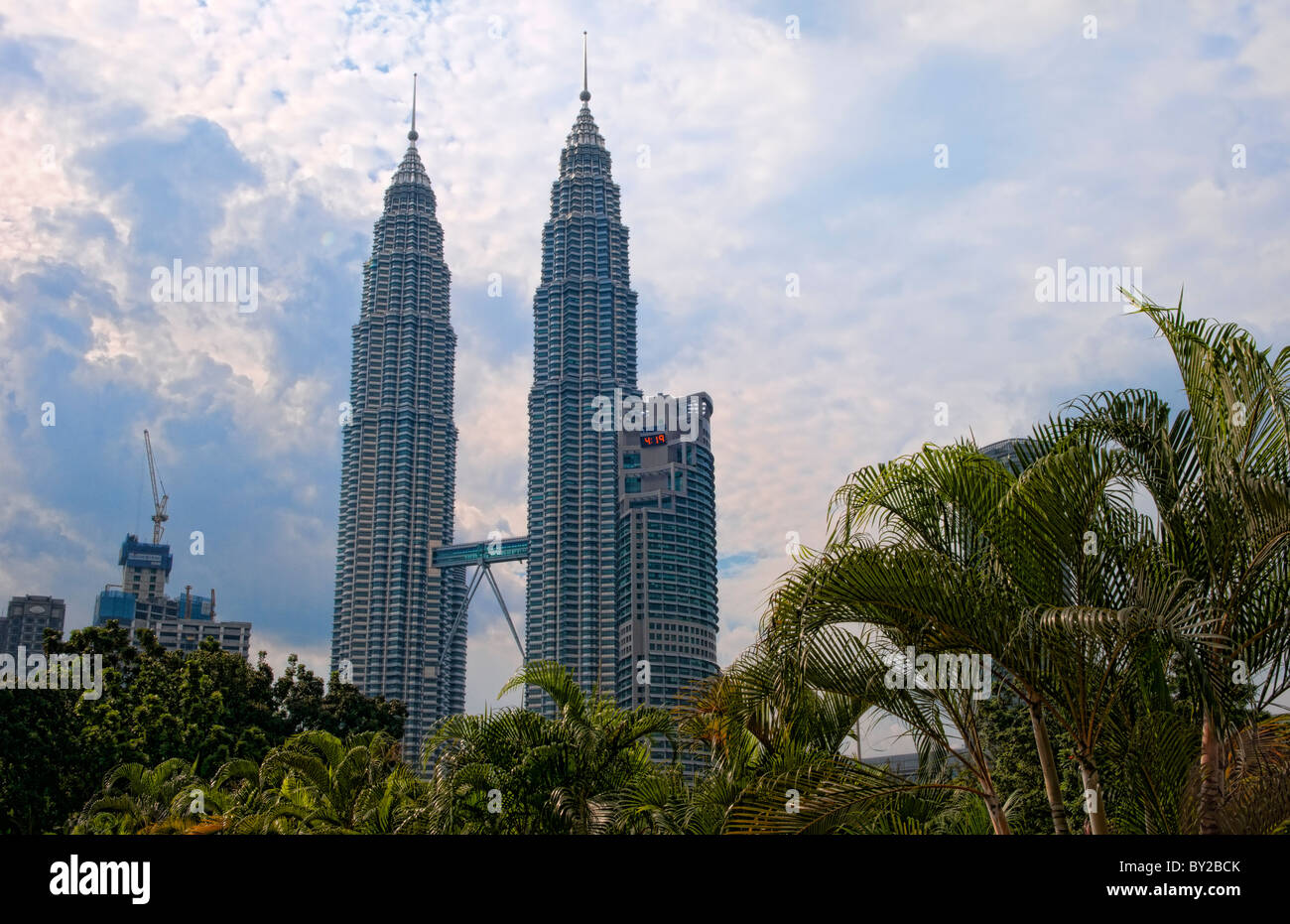 Kuala Lumpur Malaysia modern city with Gigantic Twin Towers largest in ...