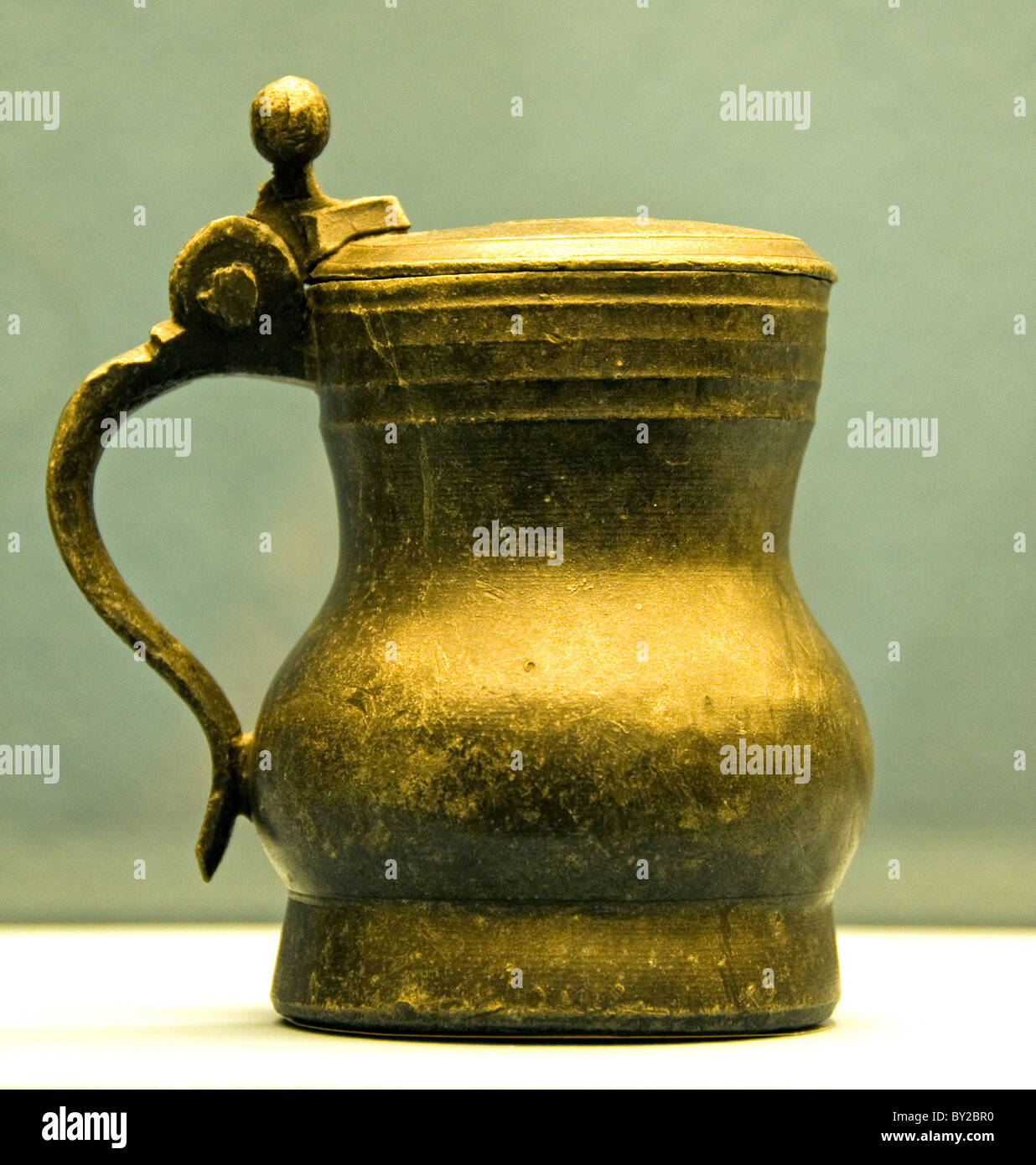 Drinking Jug 1475 Middle Ages Medieval Leiden Netherlands Dutch Stock ...