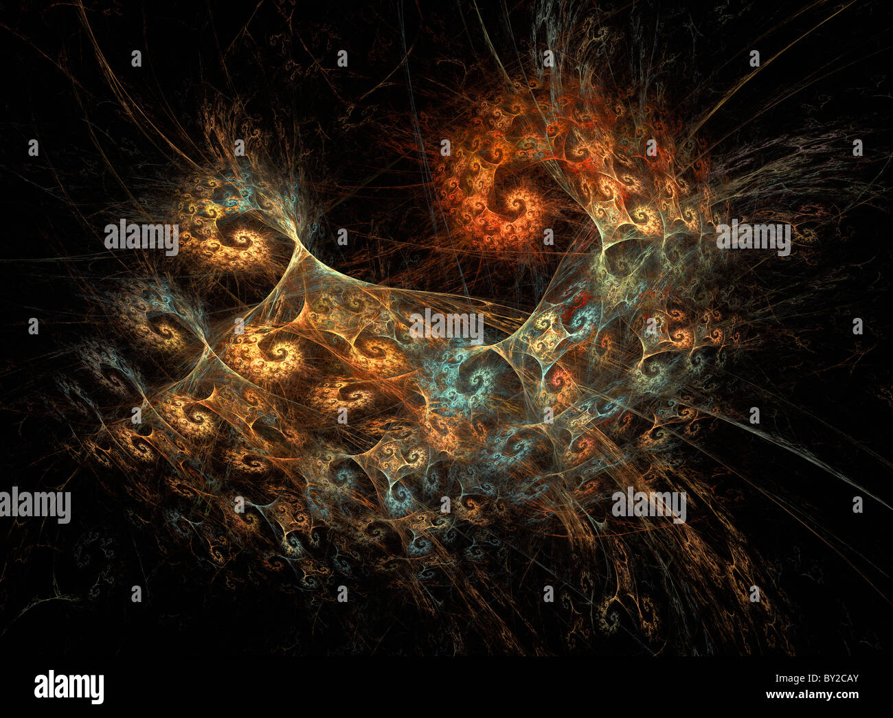 A Fractal Image Entitled Mystic Sailing Stock Photo - Alamy