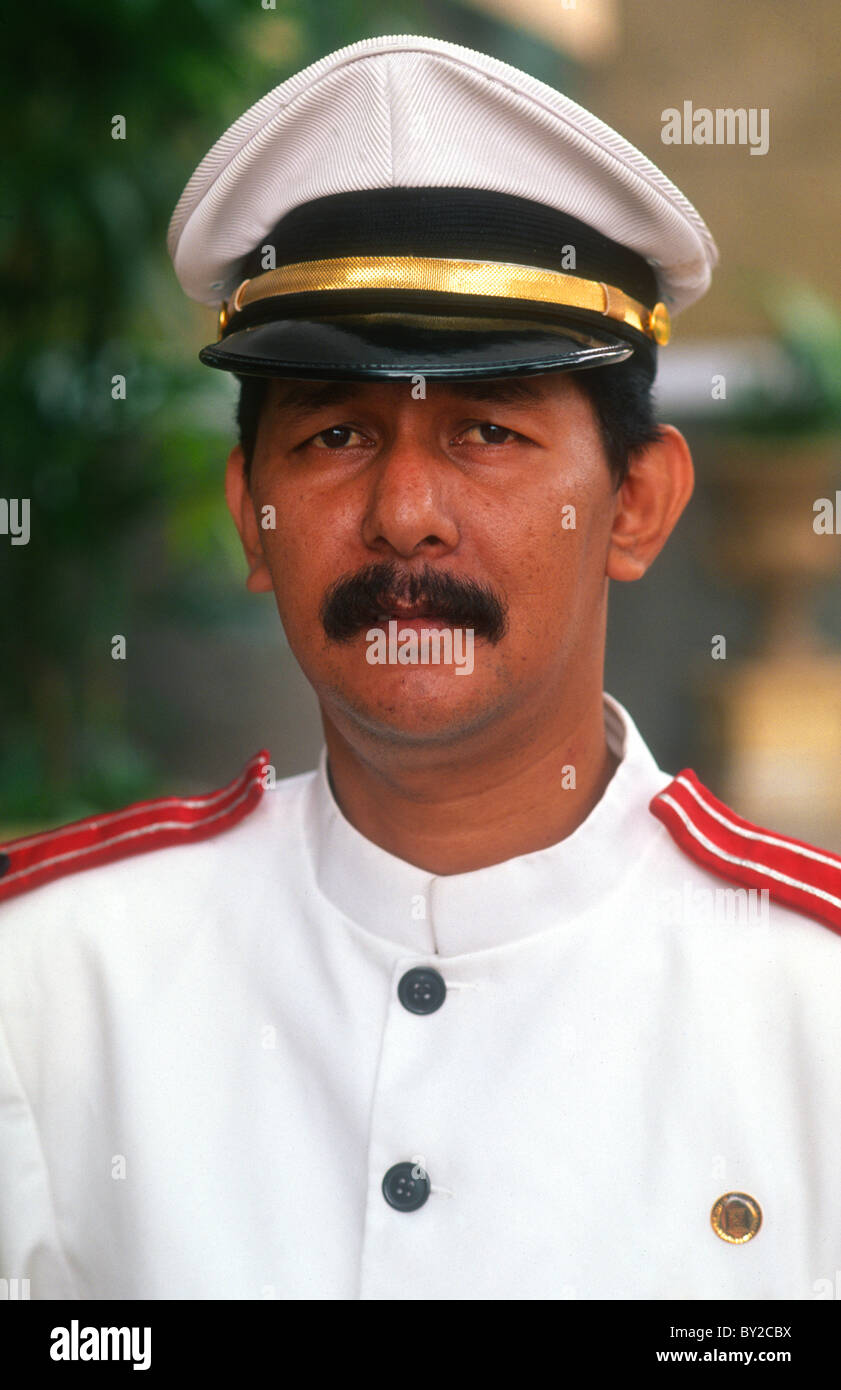 Malaysia Kuala Lumpur man doorman hotel Bumi Putra Native portrait ...