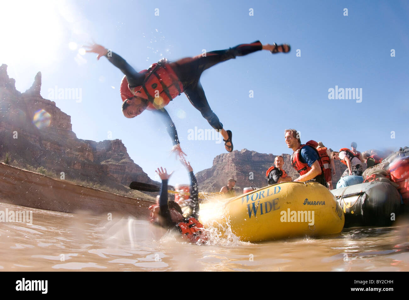 Canyonlands national park raft hi-res stock photography and images - Alamy