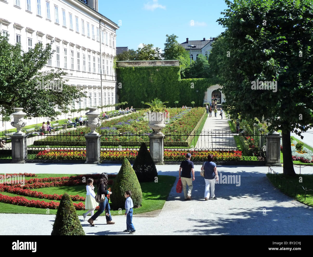 Mirabell palace gardens salzburg austria hi-res stock photography and ...