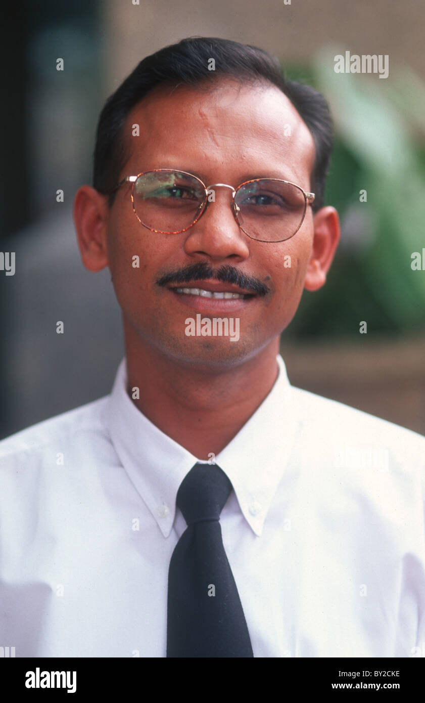 Malaysia Kuala Lumpur portrait man Bumi Putra native business modern ...