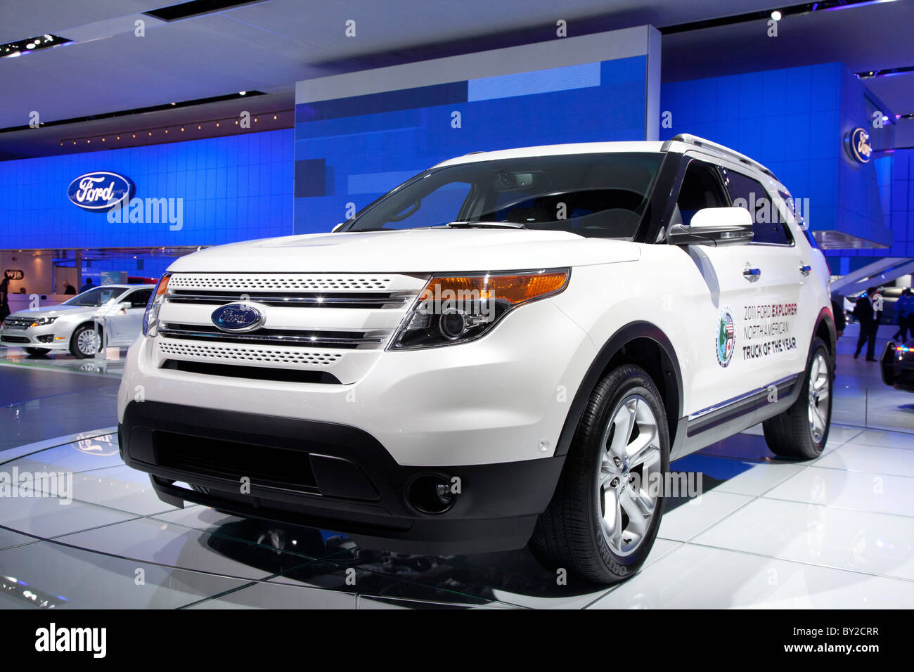 Detroit, Michigan - The Ford Explorer, named the Truck of the Year at ...
