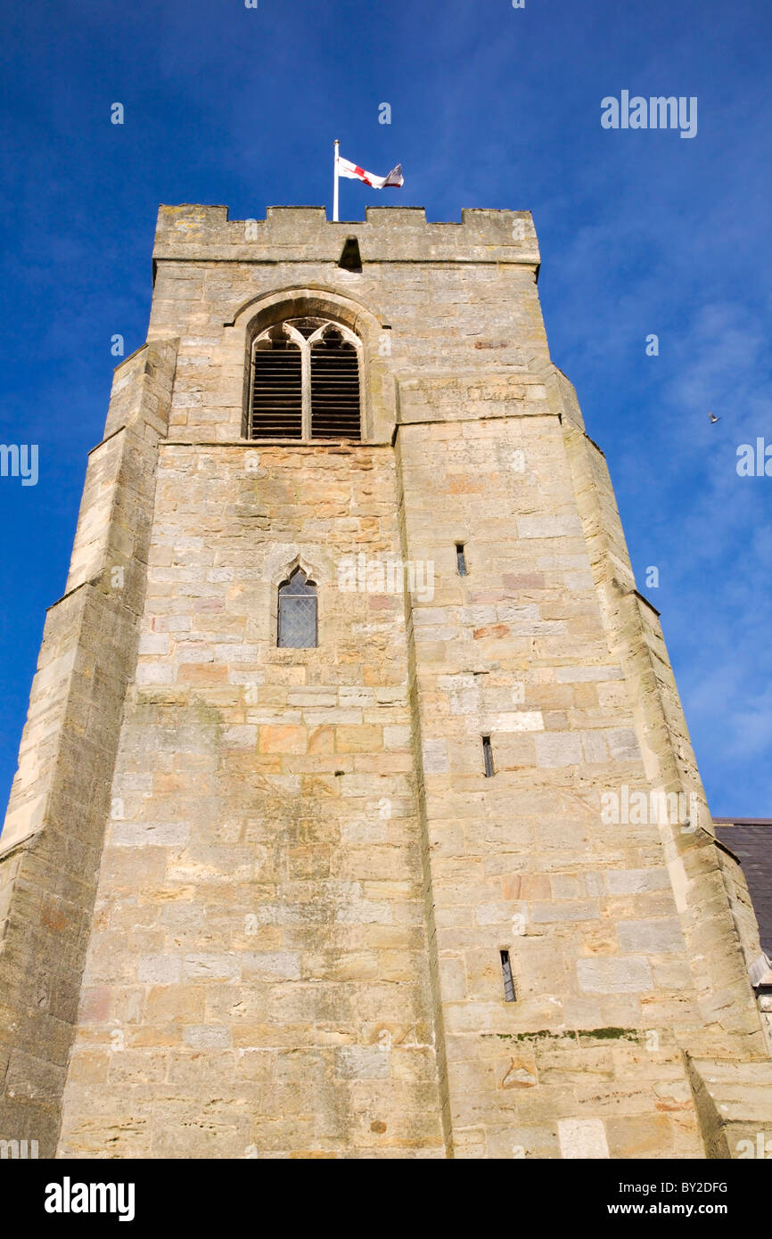 St nicholas church west tanfield hi-res stock photography and images ...