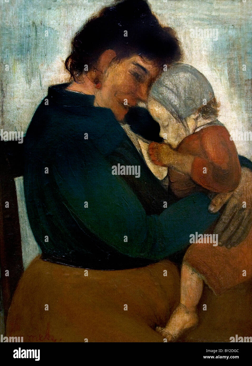 Constant Permeke Belgium Belgian painter painting Materne 1913 Stock ...