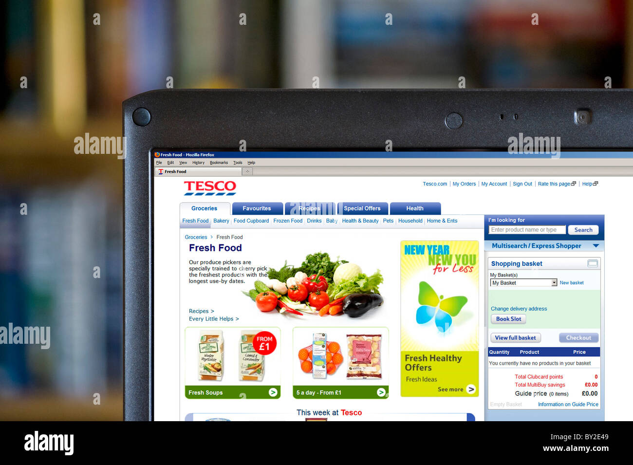 Tesco home delivery hi-res stock photography and images - Alamy