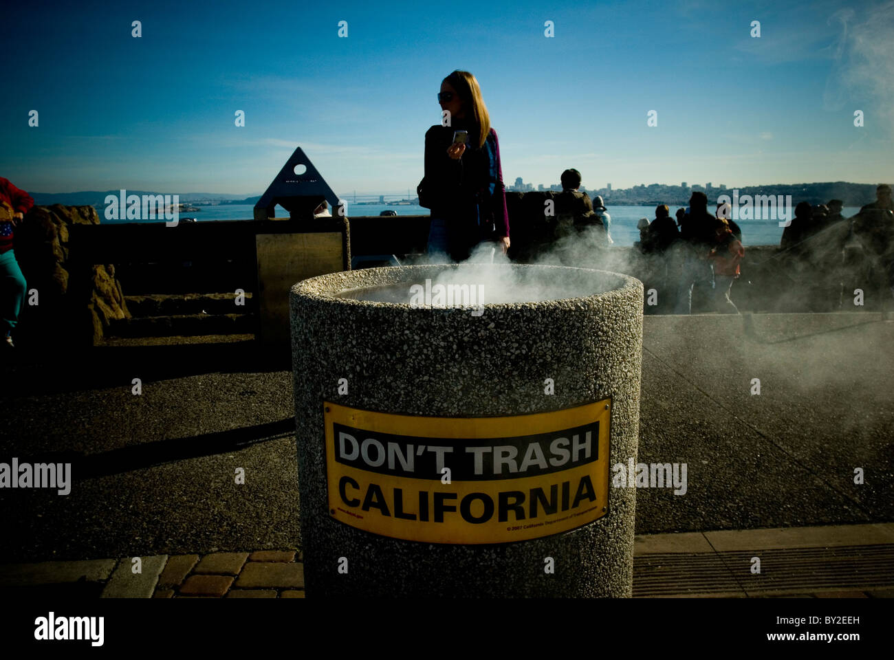 Burning trash can hi-res stock photography and images - Alamy